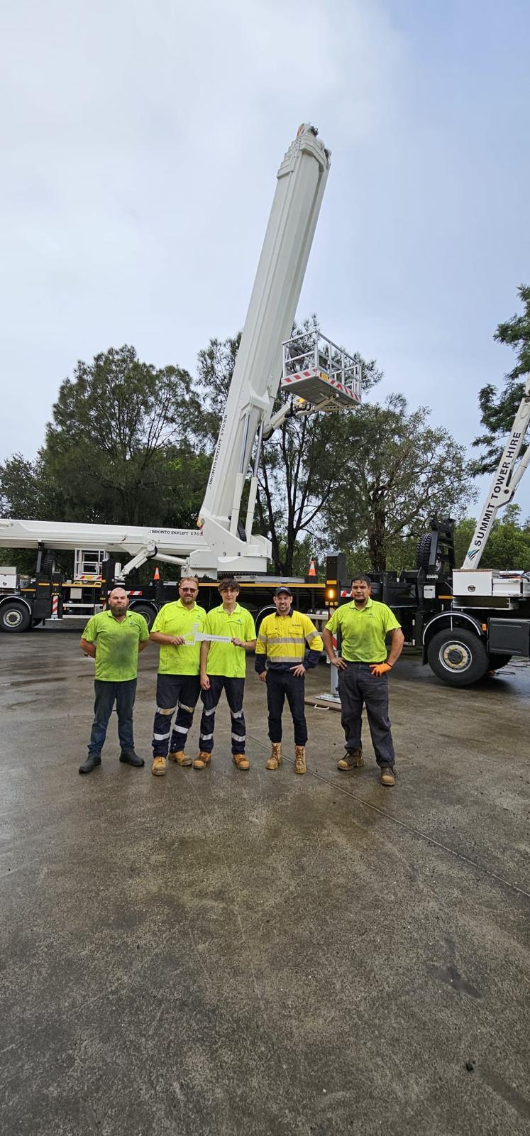 Summit Tower Hire expands their fleet with two Bronto aerial platforms - Summit Tower Hire